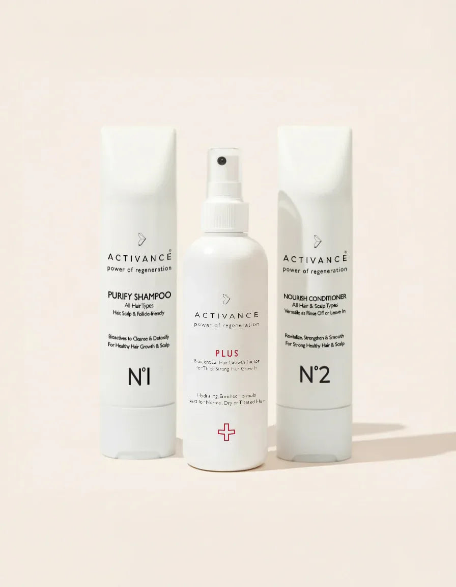 Growth Plus G+ Routine: Thicker, Fuller Hair – Activance
